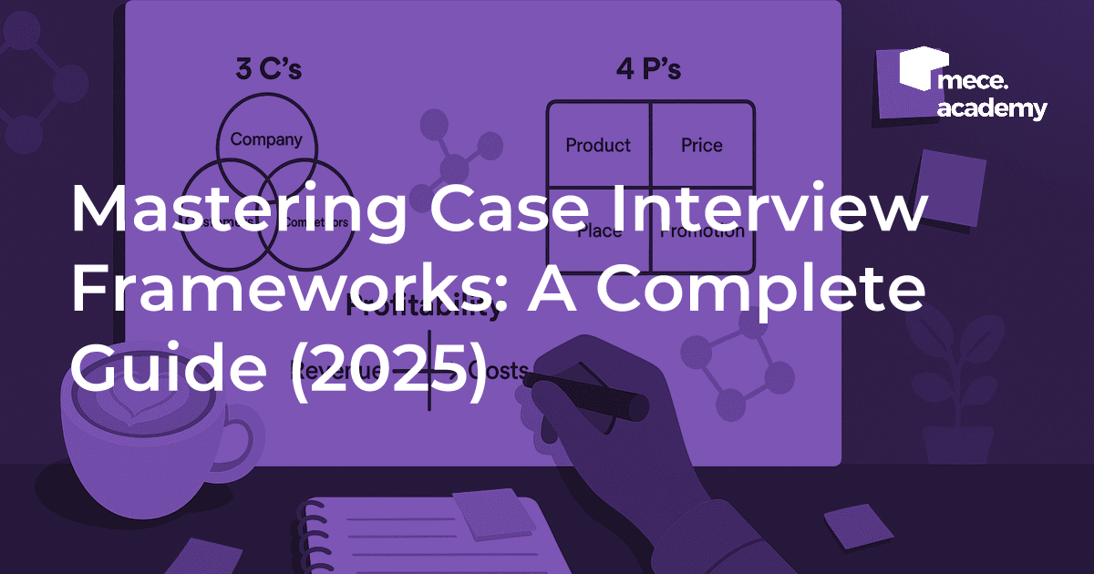 Mastering Case Interview Frameworks: A Complete Guide (2025) | MECE Academy